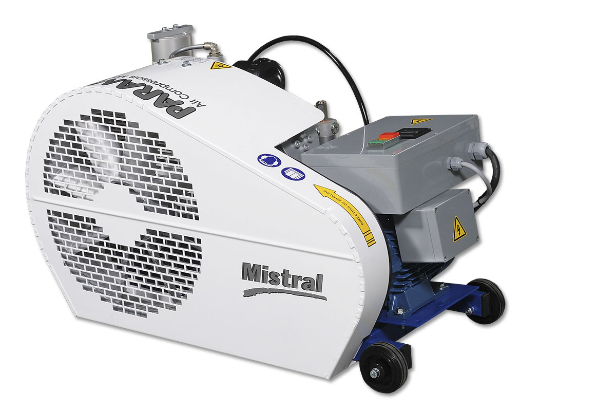Mistral 6-8 Series (100-140lit/min) - Divetek Compressors